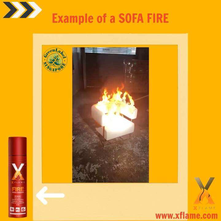 🎉Most Famous BRAND XFLAME MSJ-500 Aerosol Foam Fire Extinguisher ...