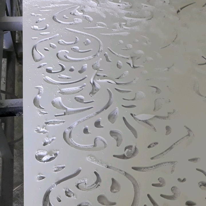 Krawangan Plafon PVC size 80 x 40 x 0.5 cm / Krawangan /PVC Foam Board ...