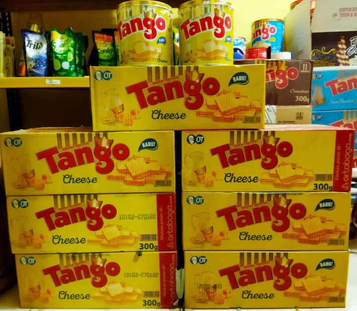 1 Dus Wafer Tango Keju 300 gram / Wafer Tango 1 karton/ Keju Manis ...