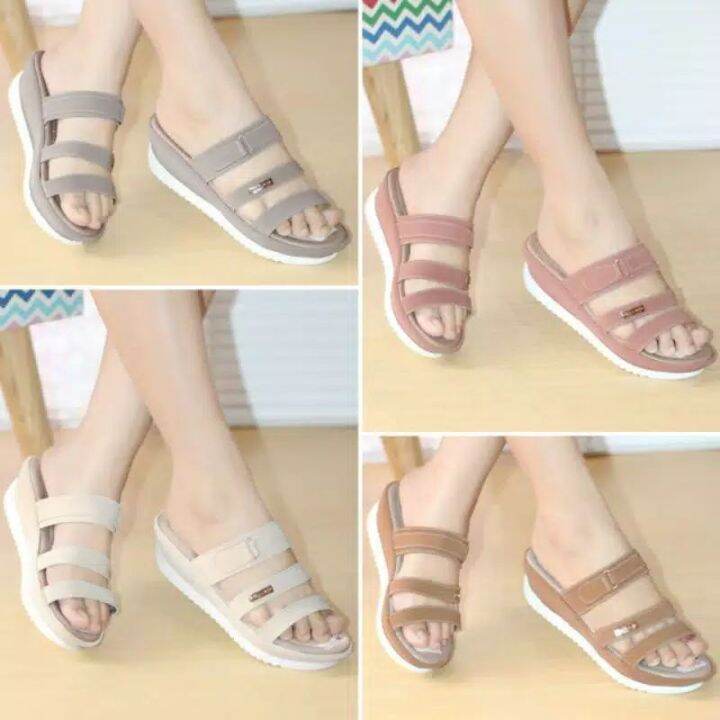 Sandal Cewe Cantik Elegan Mulan BPS-41 Platform 100% | Lazada Indonesia