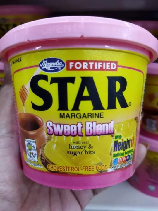 MAGNOLIA FORTIFIED STAR MARGARINE, SWEET BLEND (250 grams) with real ...