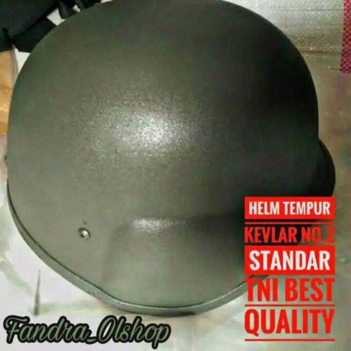 Helm Tempur Pasukan Pendidikan TNI Kevlar. kualitas Terbaik !! | Lazada ...