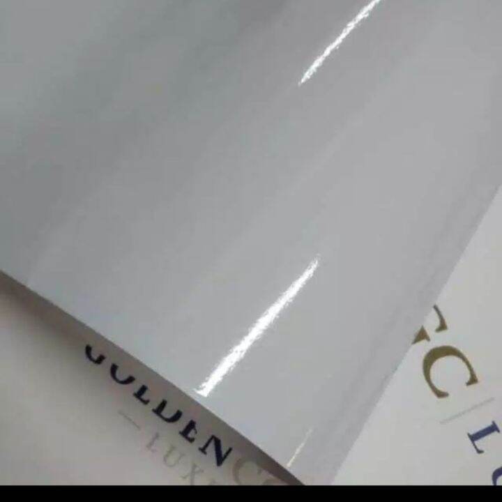 stiker vinyl inkjet white glossy A4 isi 10 lembar/sticker vinil glossy ...