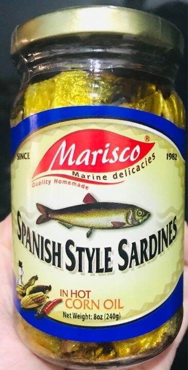Marisco Spanish Sardines in Hot Corn Oil 240g | Lazada PH