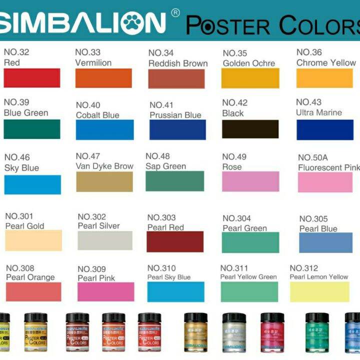 SIMBALION POSTER COLOR CAT AIR BOTOL KACA | Lazada Indonesia