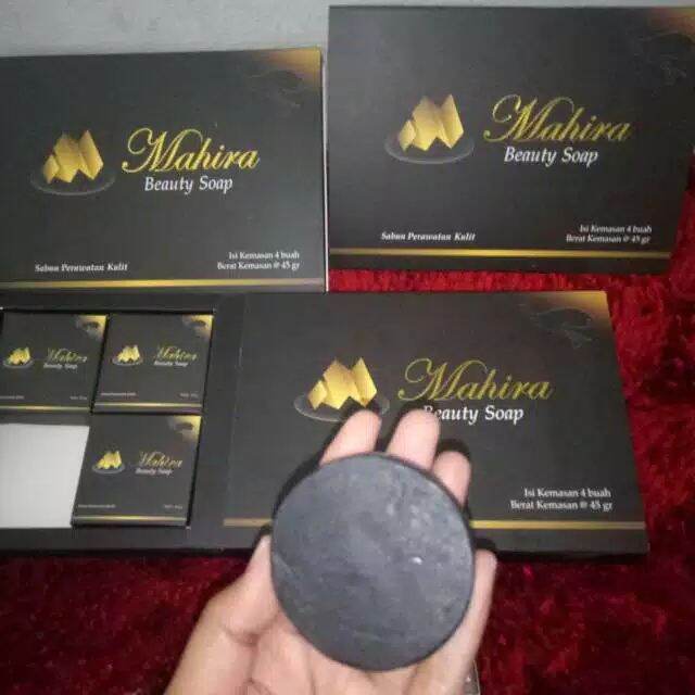 Sabun MAHIRA beauty soap 1 boks isi 4 pcs untuk pria dan wanita ...