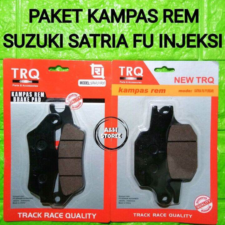 Kampas rem Suzuki Satria FU FI Injeksi Depan Belakang ( TRQ ) | Lazada ...