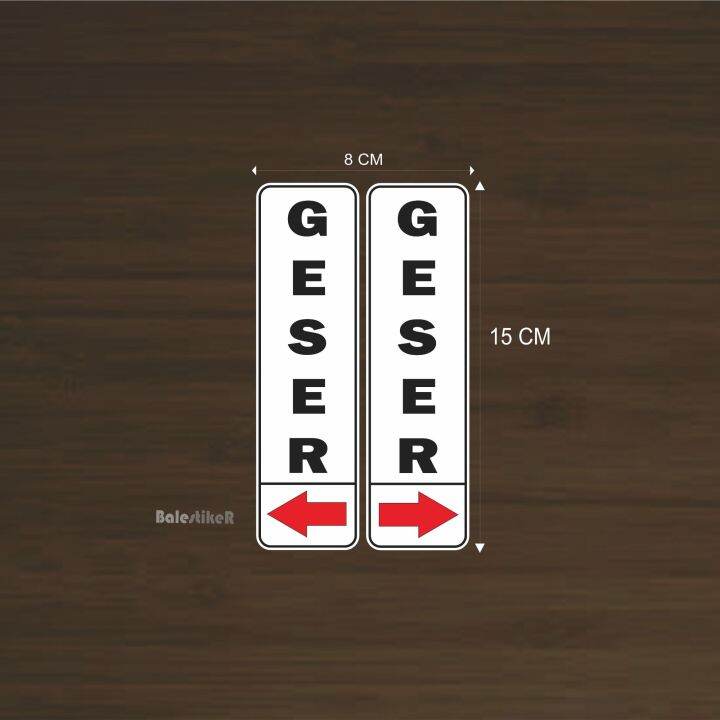 stiker geser sticker pintu | Lazada Indonesia
