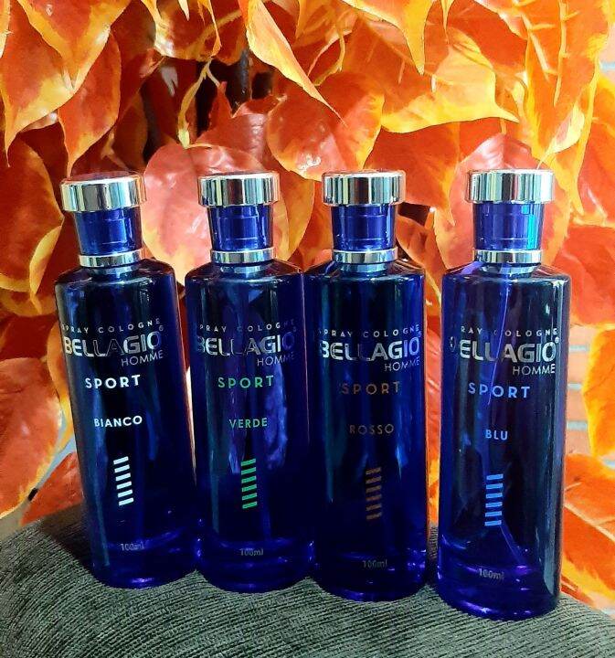 Parfum BELLAGIO Sport Cologne BIANCO/ROSSO/BLUE/VERDE 100 ml | Lazada ...