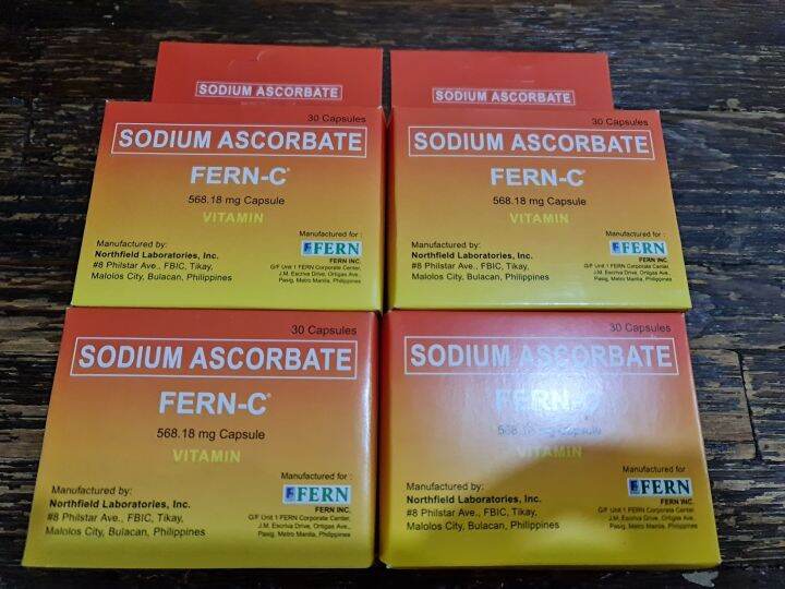 Fern C Sodium Ascorbate 30 Capsules | Lazada PH