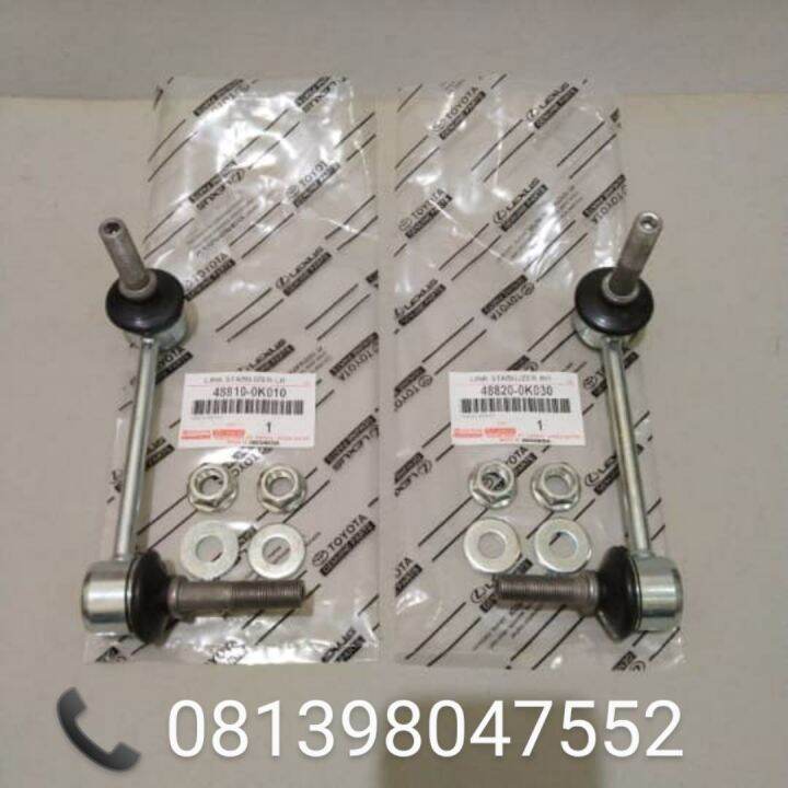 link stabilizer stabil depan Toyota Fortuner Hilux 1set kanan kiri ...