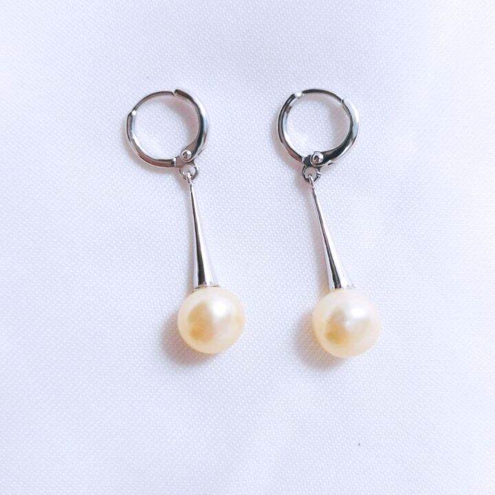 Anting Polos Panjang Mutiara Asli Air Tawar Lombok | Lazada Indonesia