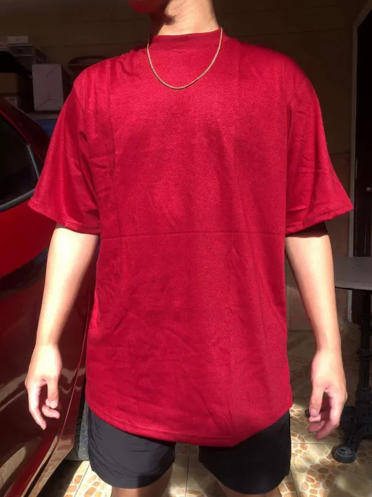 [PLAIN] MAROON - PRO CLUB INSPIRED CVC COTTON PLAIN T-SHIRT UNISEX ...