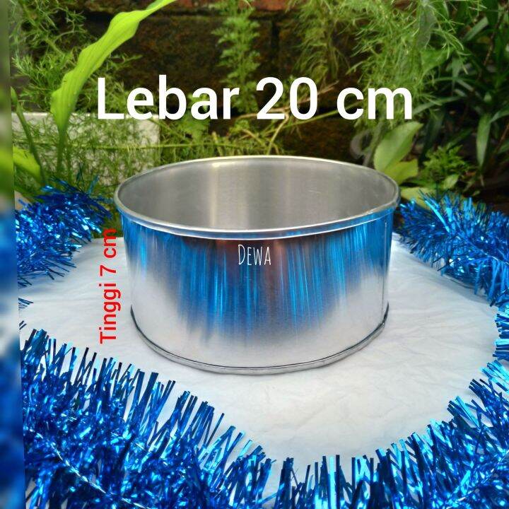 Alumunium!!!loyang bulat 20 cm tinggi 8 cm | Lazada Indonesia