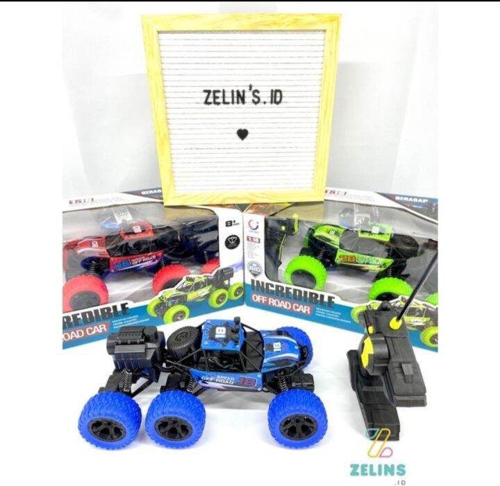 Mobil Remote Control Crawler 6 Roda Besar 1:16 Bisa Keluar Asap Mainan ...