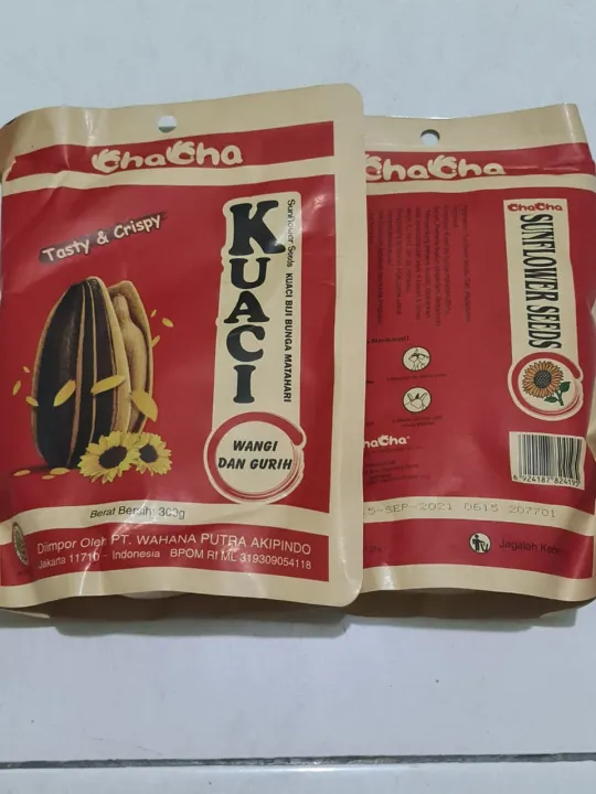 CHA CHA kuaci biji bunga matahari 300gram | Lazada Indonesia