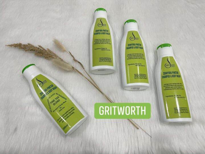 Zenhydra 200 ML Tar Shampoo and Body Wash Psoriasis Eczema Rashes ...