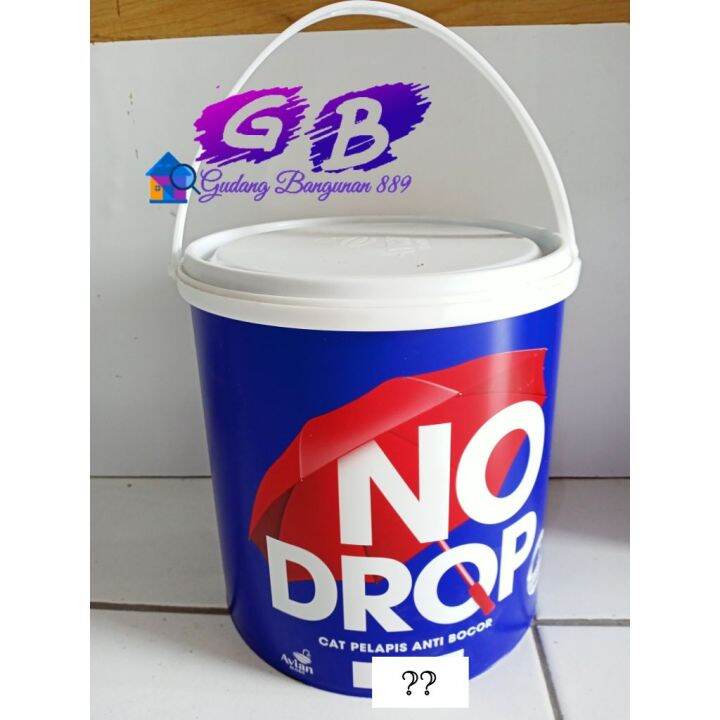NO DROP 002 ABU ABU 4KG/CAT TEMBOK/CAT PELAPIS ANTI BOCOR/NO DROP 4KG ...