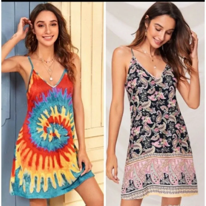 Sexy Pangbahay Dress Assorted Designed and Print | Lazada PH