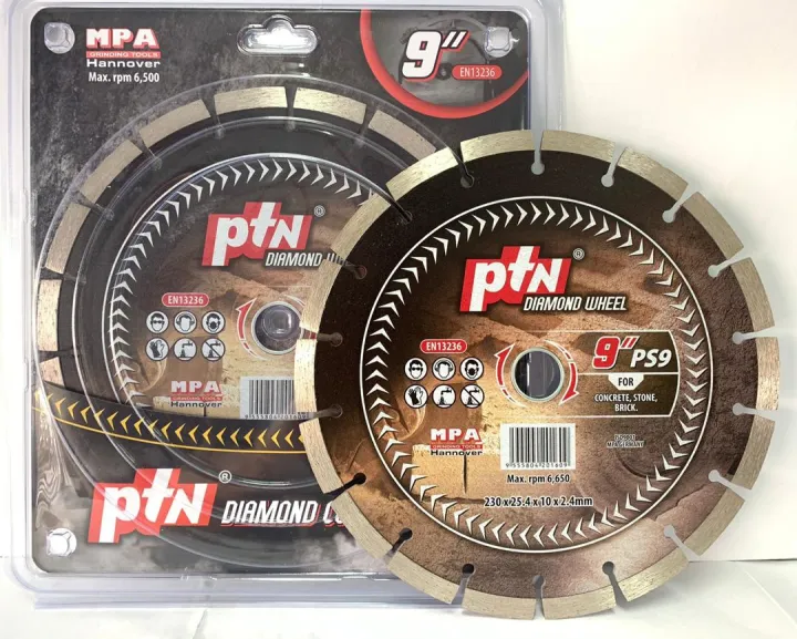 [100% ORIGINAL] PTN HEAVY DUTY DIAMOND CUTTING WHEEL / PILLING CUTTING ...