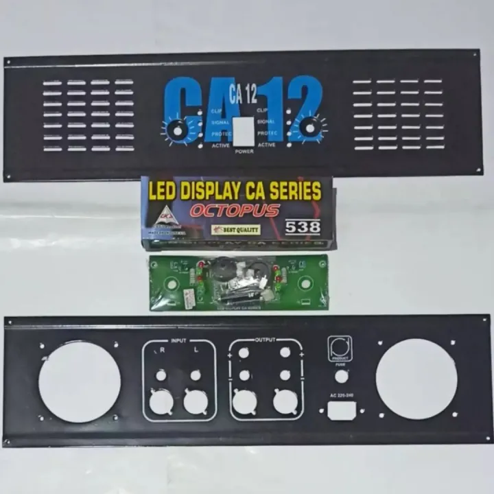 PLAT PANEL DEPAN BELAKANG CA 12 PA. STEREO PLUS KIT LED DISPLAY | Lazada Indonesia