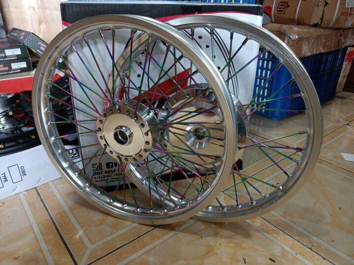 Velg Jari Jari Ring 17 Velg Rossi Untuk Motor Beat Vario Scoopy Genio ...