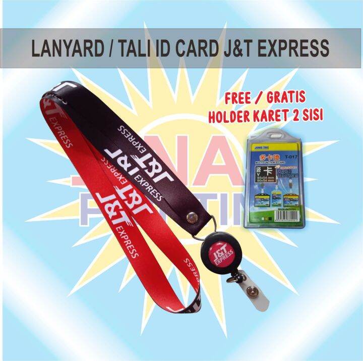 Tali id card + Yoyo JNT J&T Express Ready Stock | Lazada Indonesia
