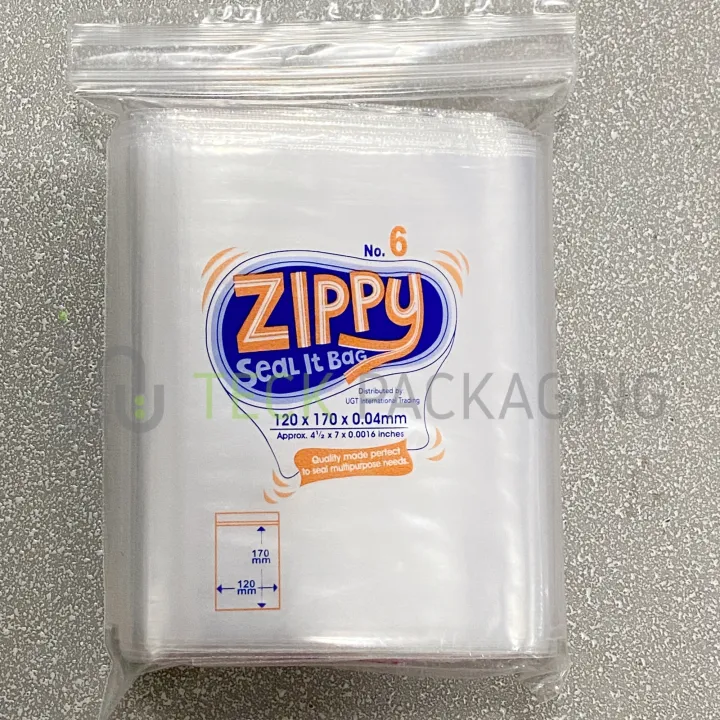 Zippy Seal It Resealable Plastic Bag #6 | Lazada PH