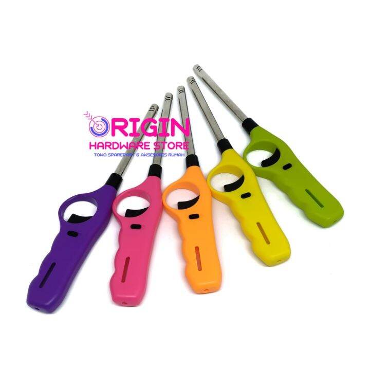 Korek Api Gas Panjang Kompor / BBQ - Torch - Pemantik Gas Oven - Mancis ...