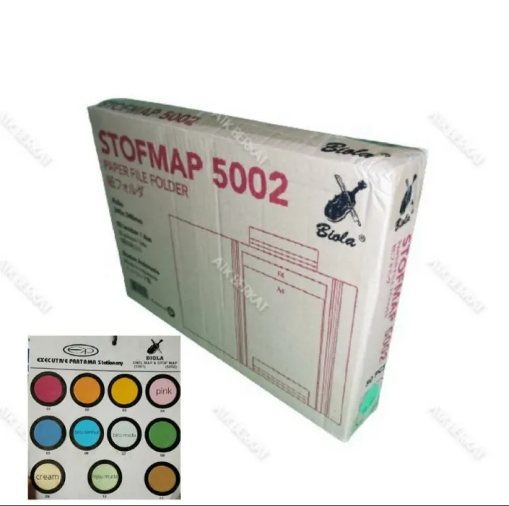 [50pcs] Map folder Kertas stopmap buffalo Biola 5002 | Lazada Indonesia
