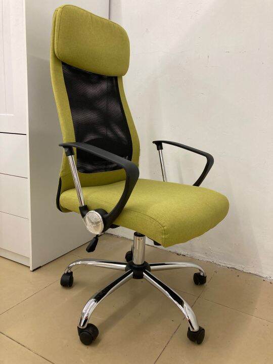 Clinton office chair kursi kantor sandaran tinggi informa | Lazada ...