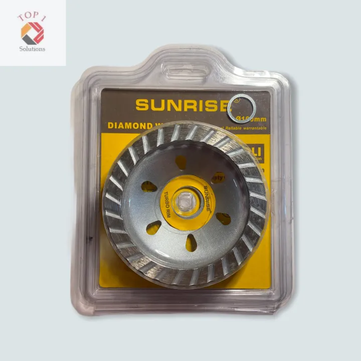 Sunrise Diamond Cup Wheel 4” | Lazada PH