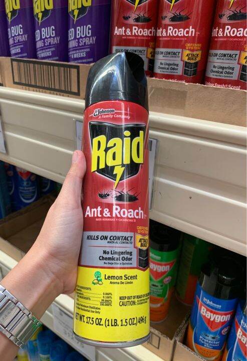 Raid Ant & Roach Killer Lemon Scent 496g | Lazada PH