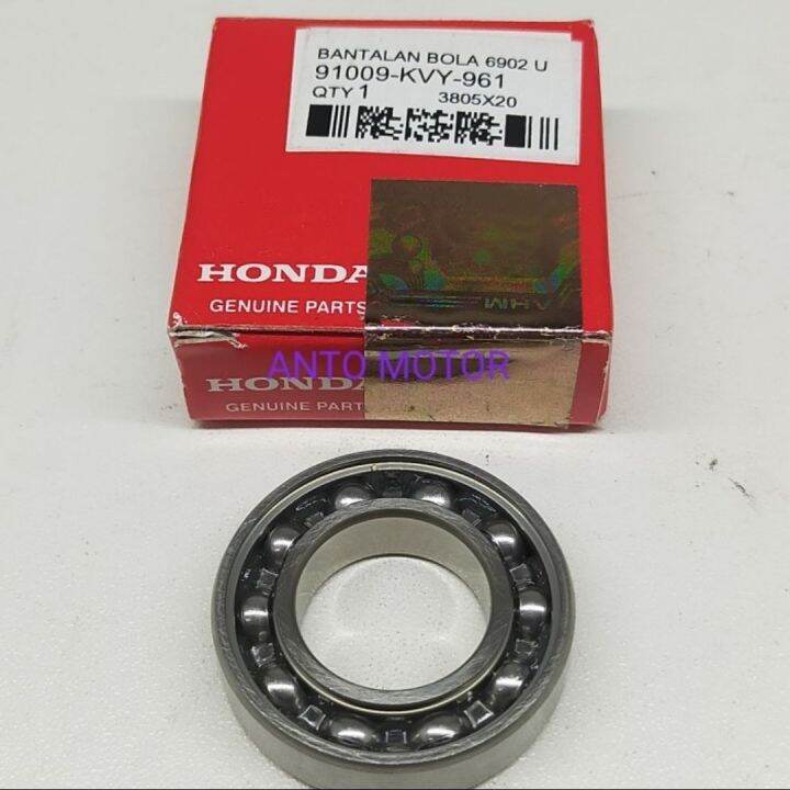 BEARING 6902 PULLY SLEDING DALAM BEAT VARIO SCOOPY SPACY ASLI HONDA AHM ...