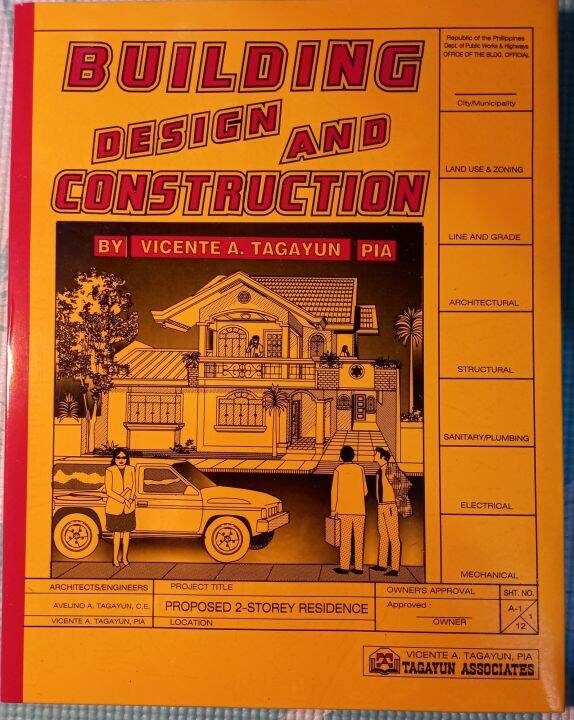 BUILDING DESIGN AND CONSTRUCTION by V. Tagayun | Lazada PH