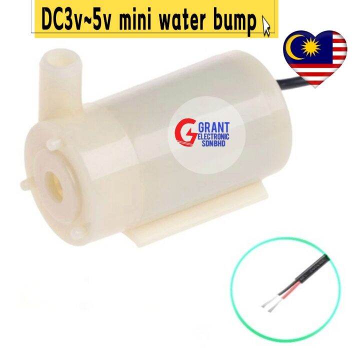 Micro Silent Submersible Water Pump DC 3V-5V | Lazada