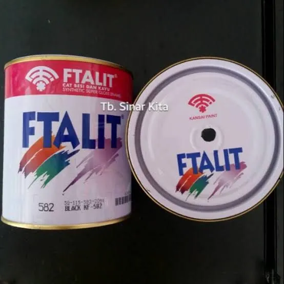 CAT FTALIT KANSAI PAINT 1 KG CAT BESI DAN KAYU (BANYAK PILIHAN WARNA ...
