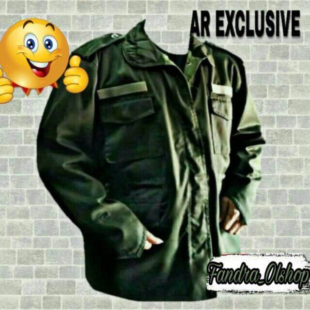 Jaket Ijo Hijau Army Korea Parka Merk AR Exclusive. Kualitas Terbaik ...