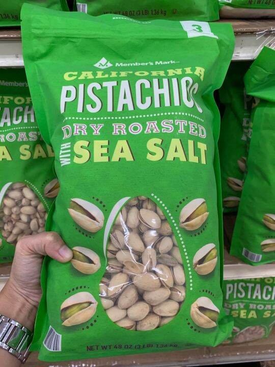 Members Mark California Pistachios Dry Roasted with Sea Salt 1.36kg | Lazada PH