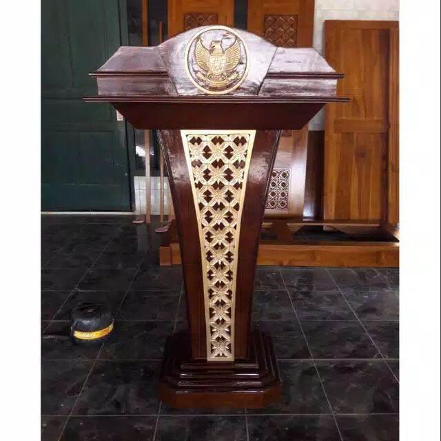 Mimbar podium presiden podium sekolah podium upacara | Lazada Indonesia