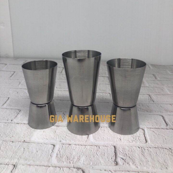 jigger 15/30 stainless steel tebal gelas takar gula takaran sirup syrup ...