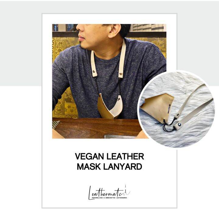 Personalized Mask Lanyard (Vegan Leather) | Lazada PH