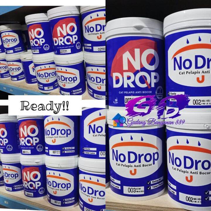 CAT NO DROP KALENG 1KG/CAT PELAPIS ANTI BOCOR NO DROP 1KG | Lazada ...