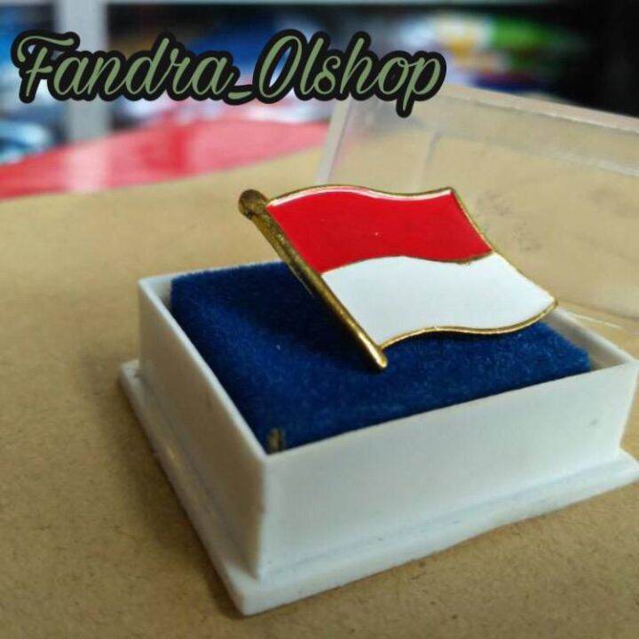 PIN MERAH PUTIH BERKIBAR TEBAL PAKU 1ml. Kualitas Terbaik. | Lazada ...