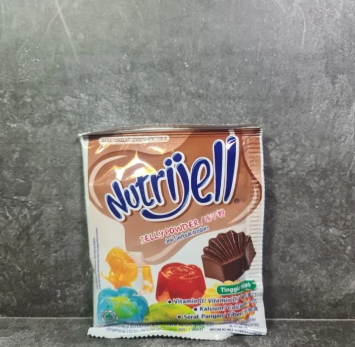Nutrijel Agar Agar Rasa Chocolate / Nutrijell Chocolate / Nutrijell ...