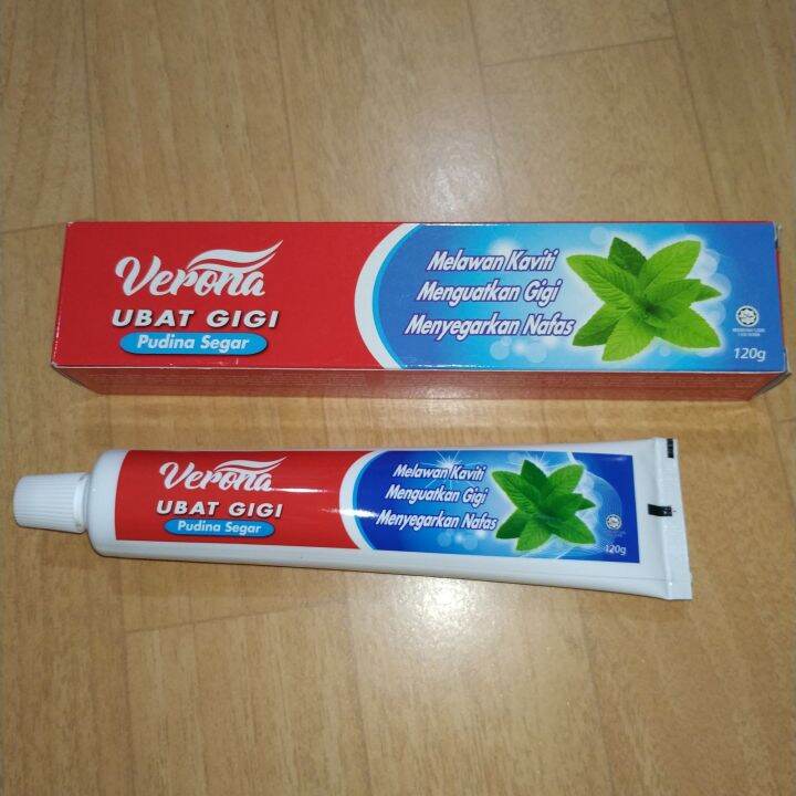120g Herbal Toothpaste UBAT GIGI DEWASA Pudina Segar Fresh breath Fight ...