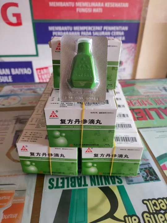 Compound Danshen Dripping Pills (Obat Jantung) 100%Original | Lazada ...