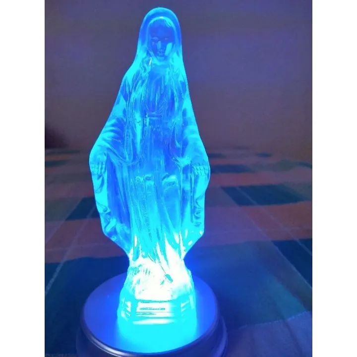 VIRGIN MARY LED LIGHT (colorful) | Lazada PH