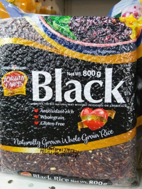 JORDAN FARMS Black Rice (800g.) | Lazada PH