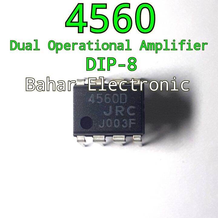 IC 4560 NJM4560D DIP-8 Original JRC | Lazada Indonesia